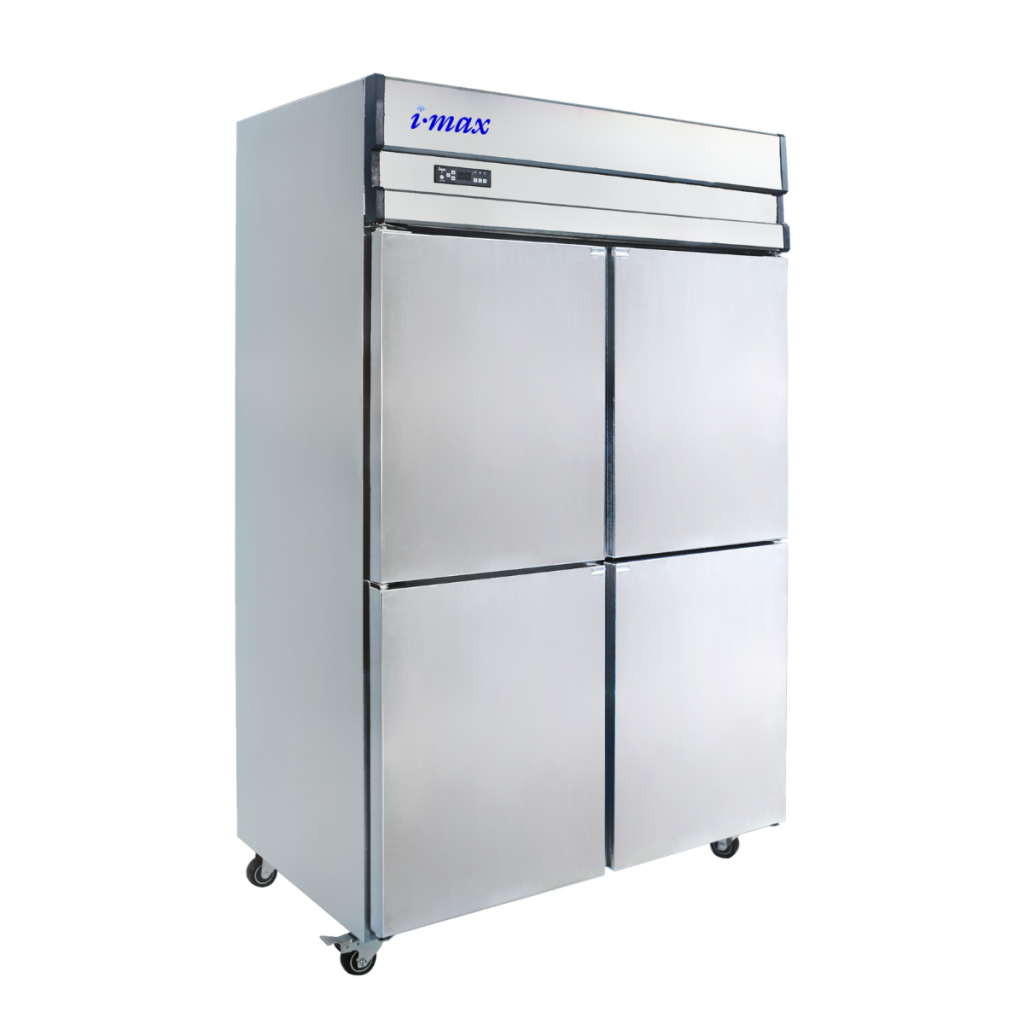 Stainless Steel 4 Door Upright Freezer - Imax Refrigerator